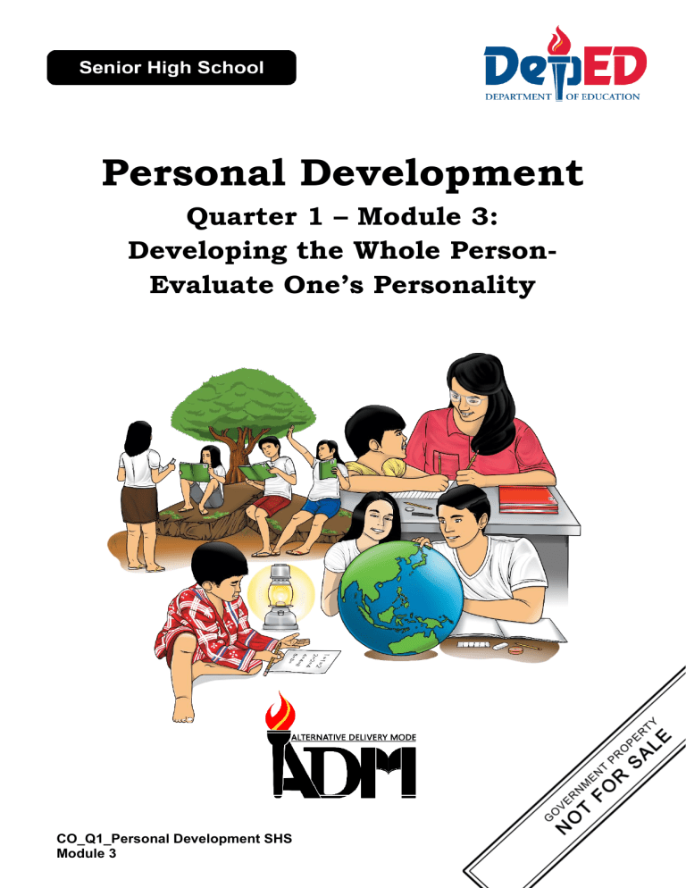 Personal Development: Evaluate Your Personality