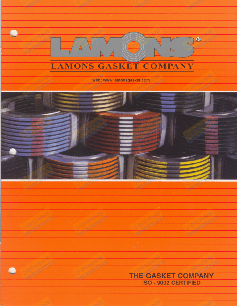 Lamons SpiraSeal Gaskets Catalog