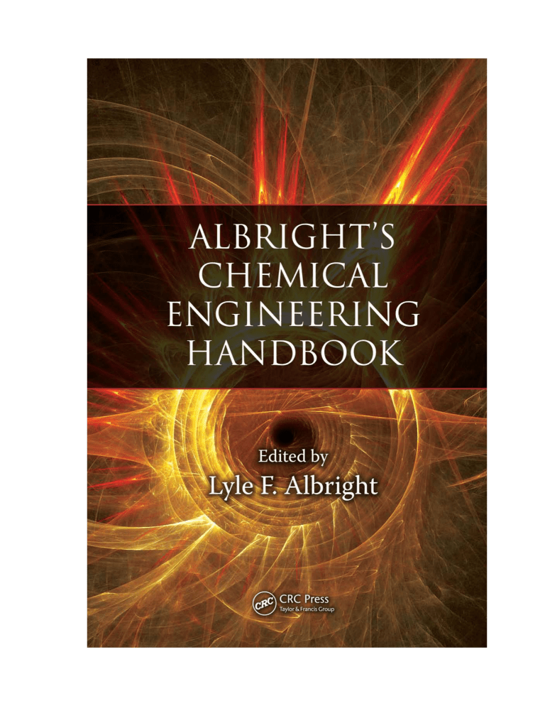 Albright's Chemical Engineering Handbook