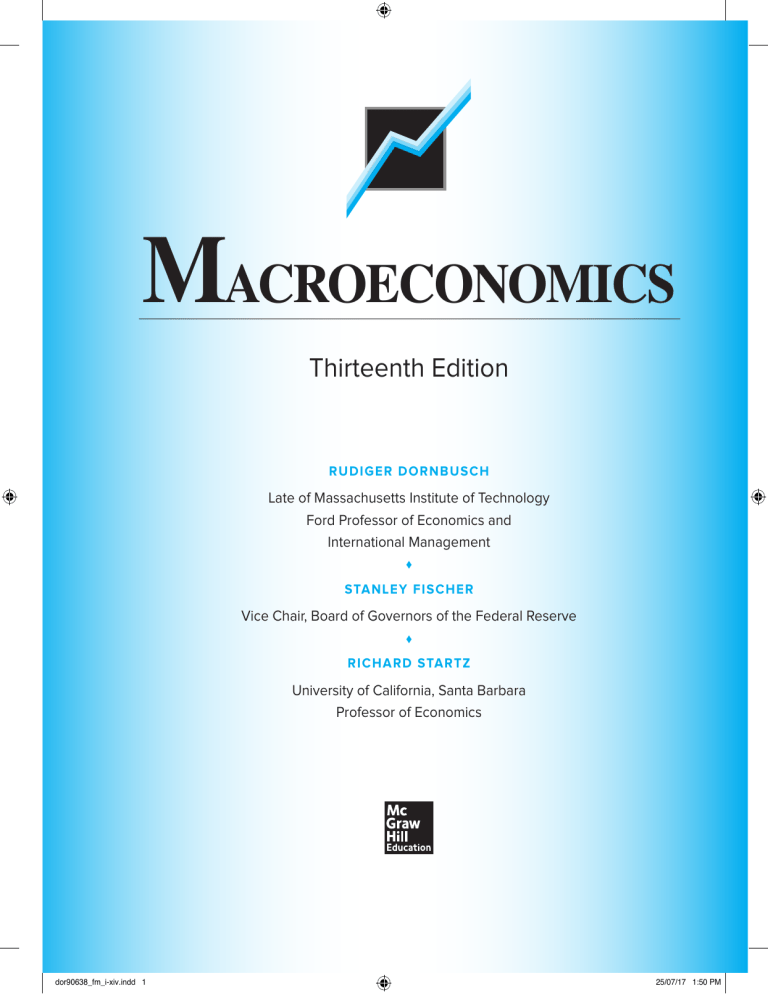 Macroeconomics Textbook, 13th Edition