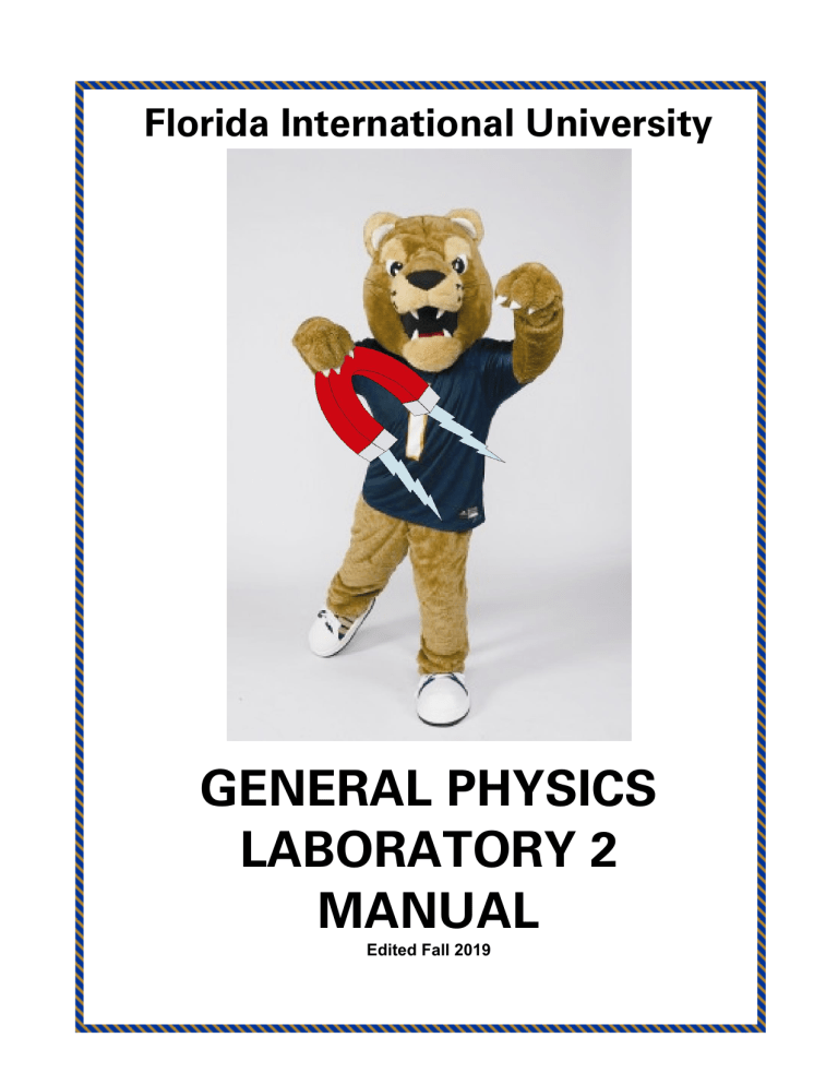 FIU General Physics Lab 2 Manual: Experiments & Syllabus