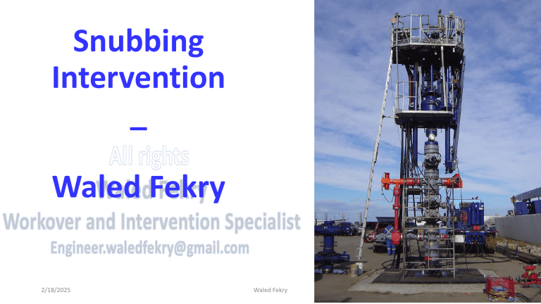 Snubbing Intervention: Techniques & Procedures