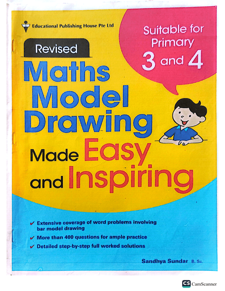 Maths Model Drawing Textbook for Primary 3 & 4