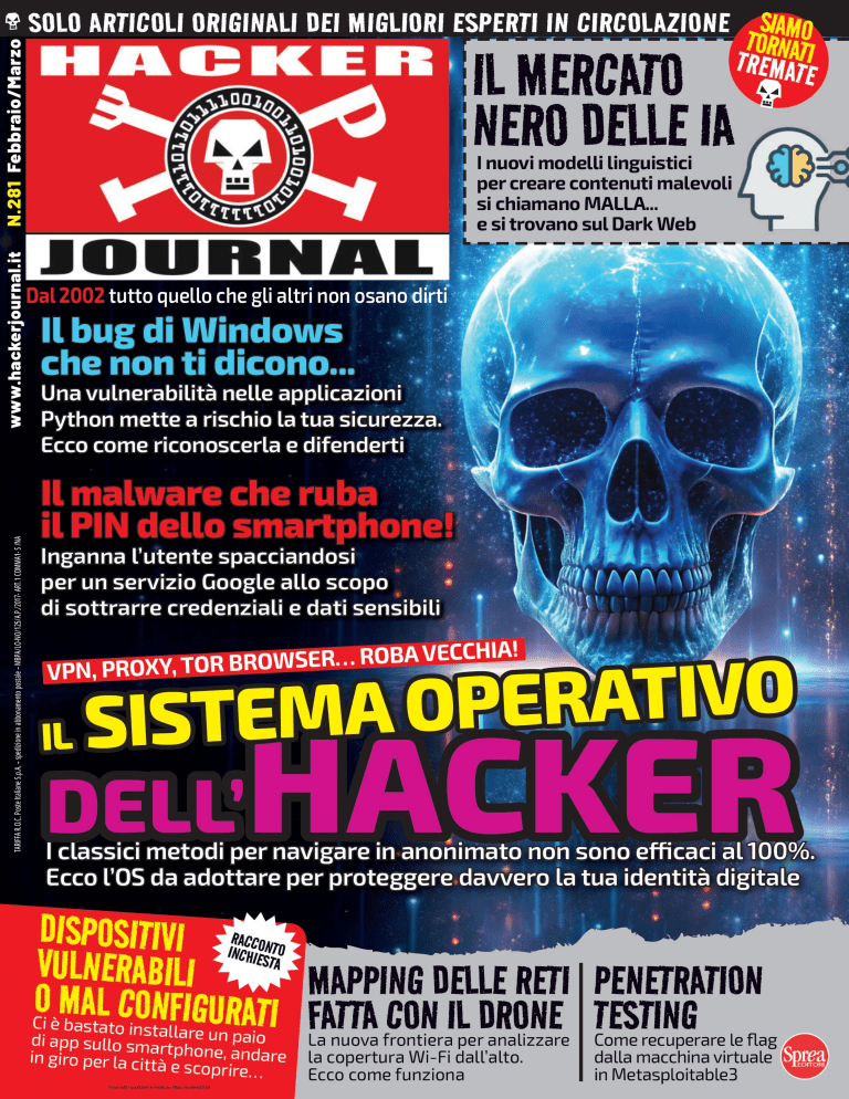 Hacker Journal: Cybersecurity & Hacking Magazine