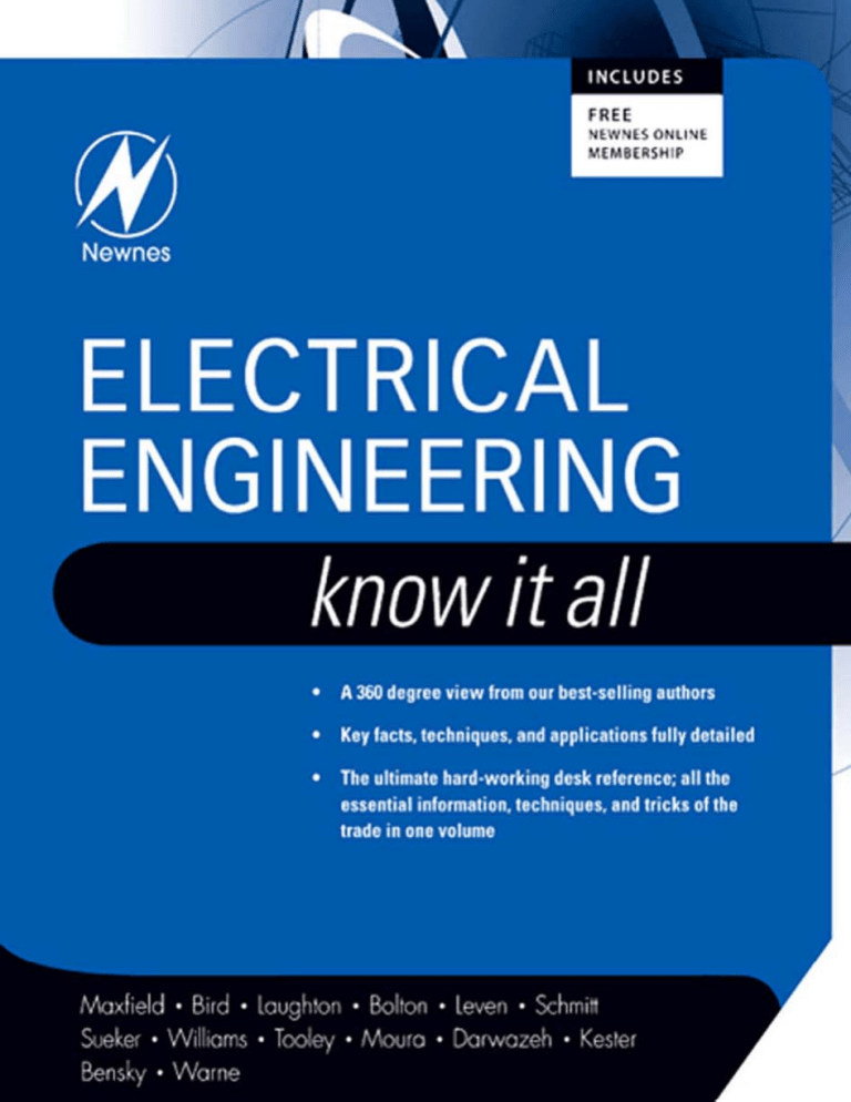 Electrical Engineering: Know It All - Textbook