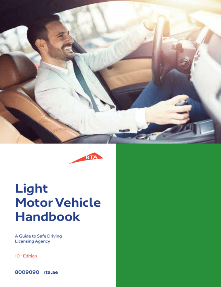 RTA Light Motor Vehicle Handbook LATEST VERSION