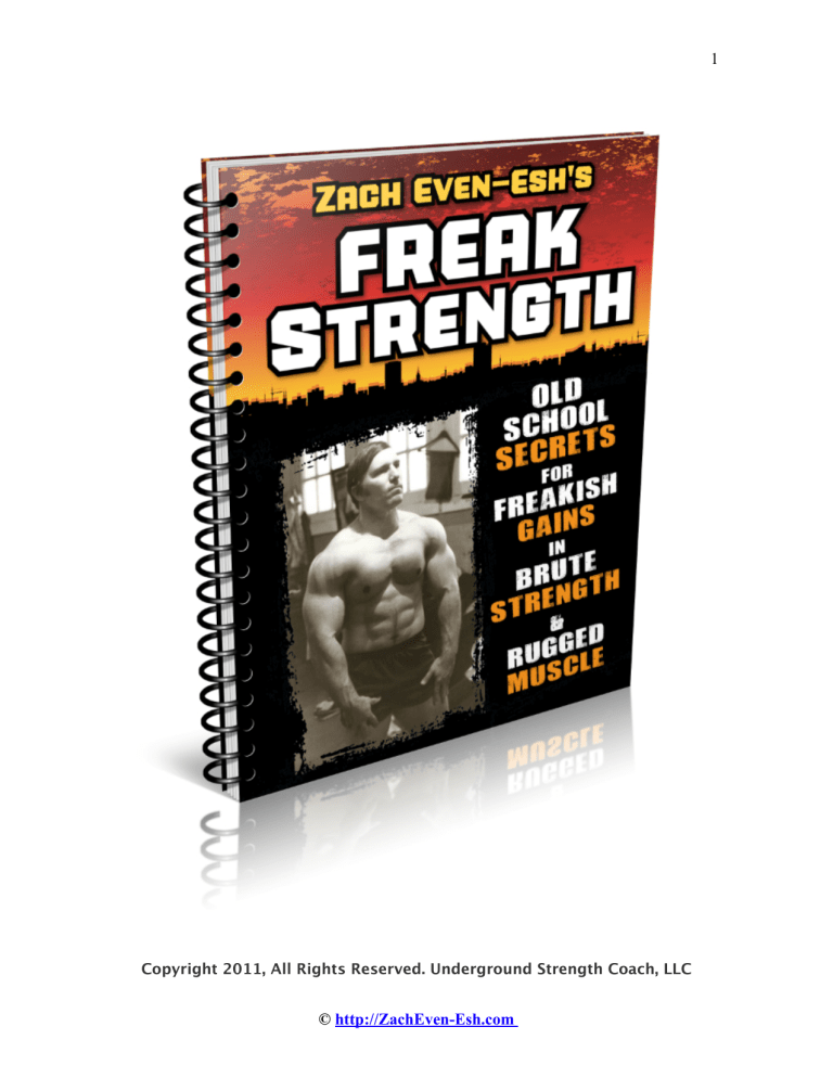 Freak Strength: Muscle Building Secrets