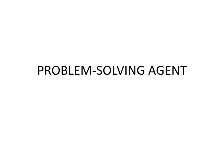 Problem-Solving Agents: Search Algorithms & AI Planning