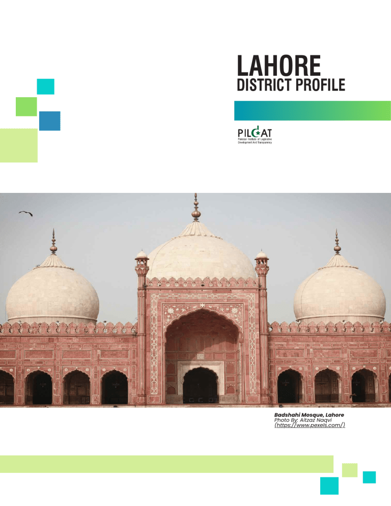Lahore District Profile: Key Indicators & Governance