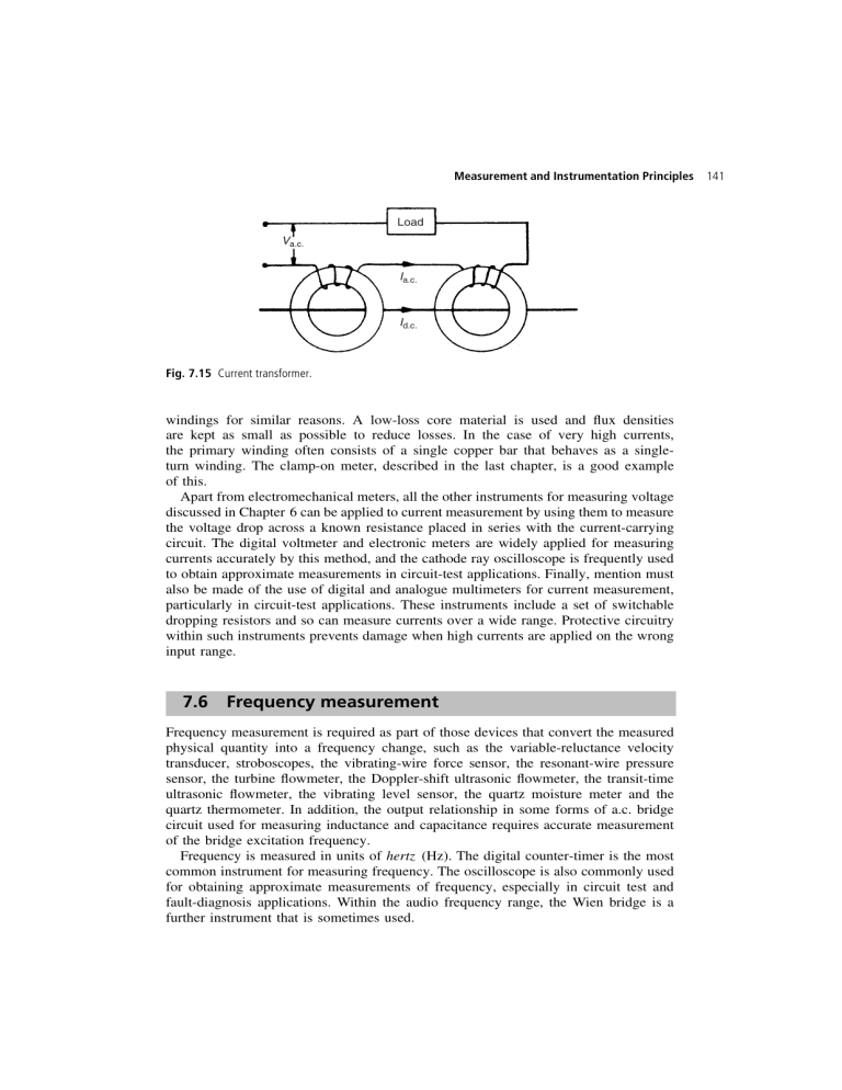 Measurement & Instrumentation: Current & Frequency