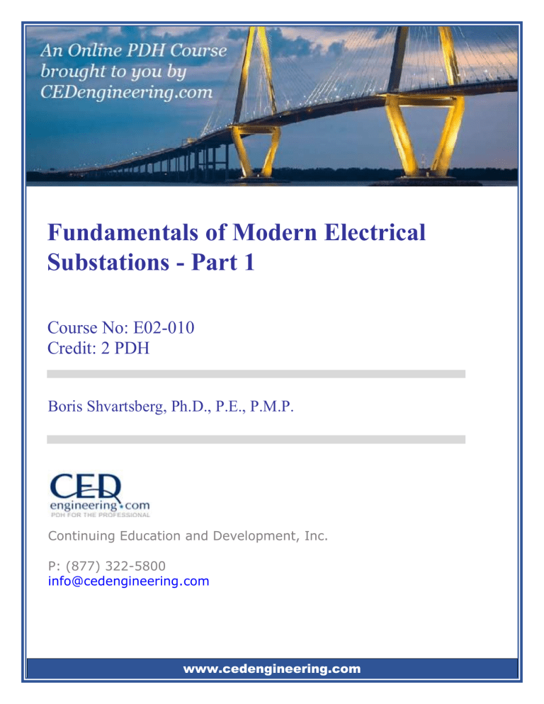Electrical Substations: Fundamentals & Components - Part 1
