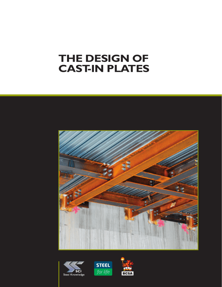Design of Cast-In Plates: Structural Steel Connections to Concrete