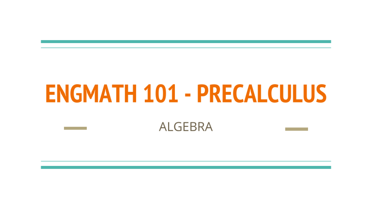 Precalculus Algebra: Functions, Composition, and Linear Equations