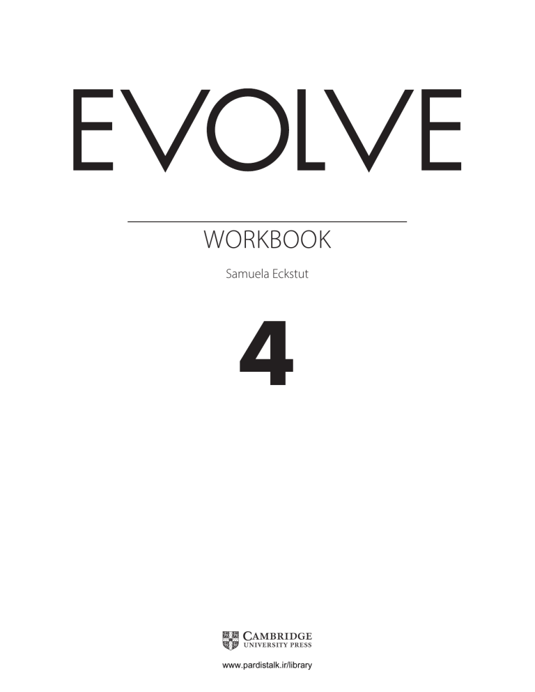 Evolve Workbook 4: English Language Learning