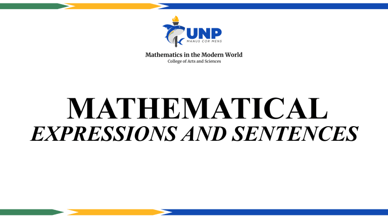 Math Expressions & Sentences: Translation & Classification