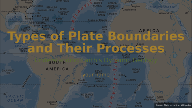 Types of Plate Boundaries & Processes: Earth's Dynamic Geology Explained
