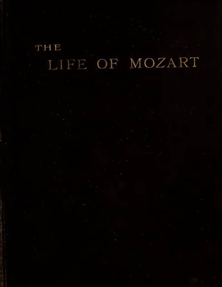 Jahn's Life of Mozart: English Edition Preface (1882)