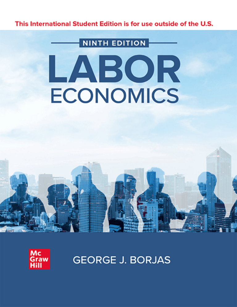 Labor Economics Textbook, 9th Edition by George J. Borjas