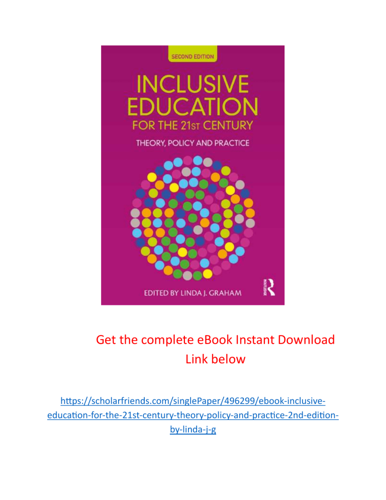 Inclusive Education for the 21st Century eBook