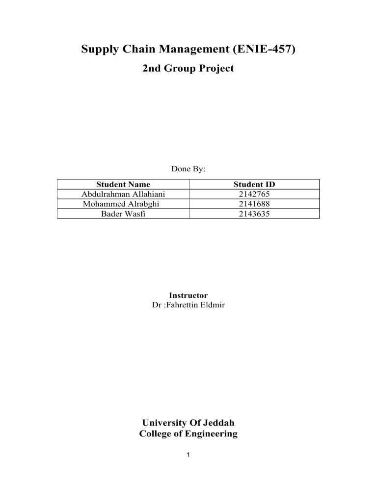 ENIE 457 Group Project 2