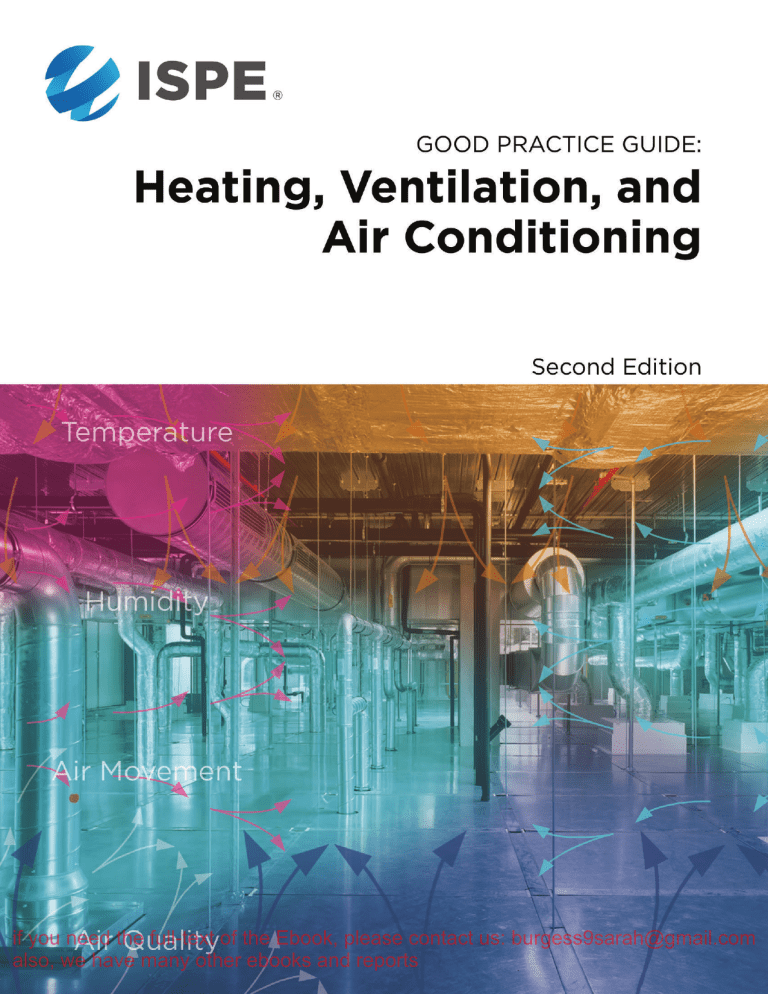 HVAC Good Practice Guide: Pharmaceutical Facilities