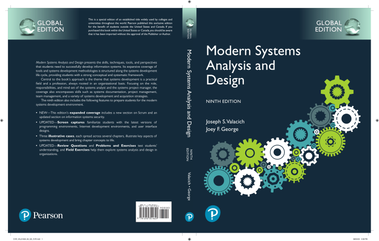 Modern systems analysis and design