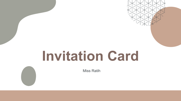 Invitation Card Guide: Formal Invitations & Responses