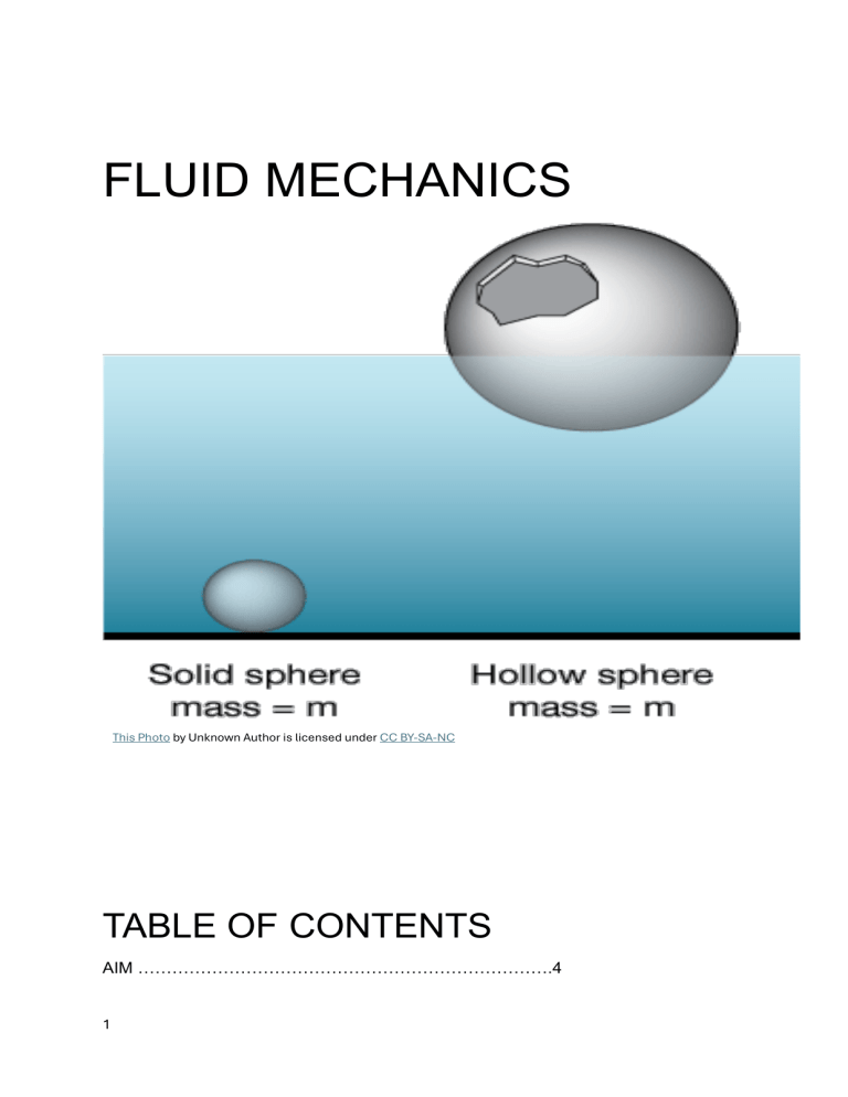 Metacentric Height Lab Report: Fluid Mechanics Experiment