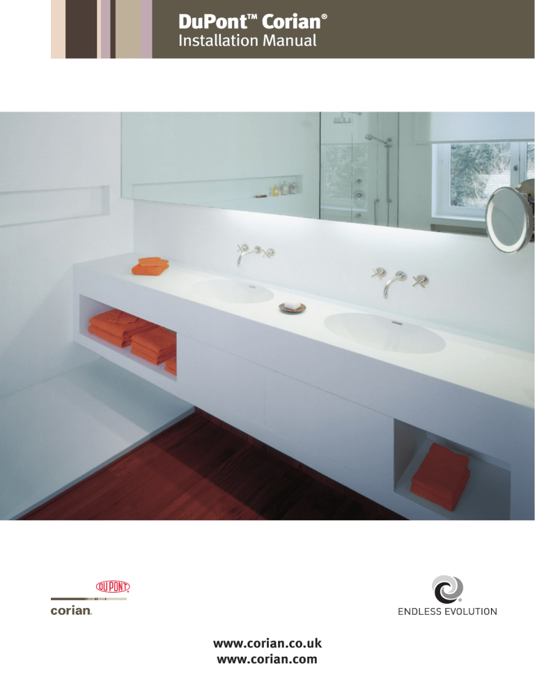 DuPont Corian Installation Manual