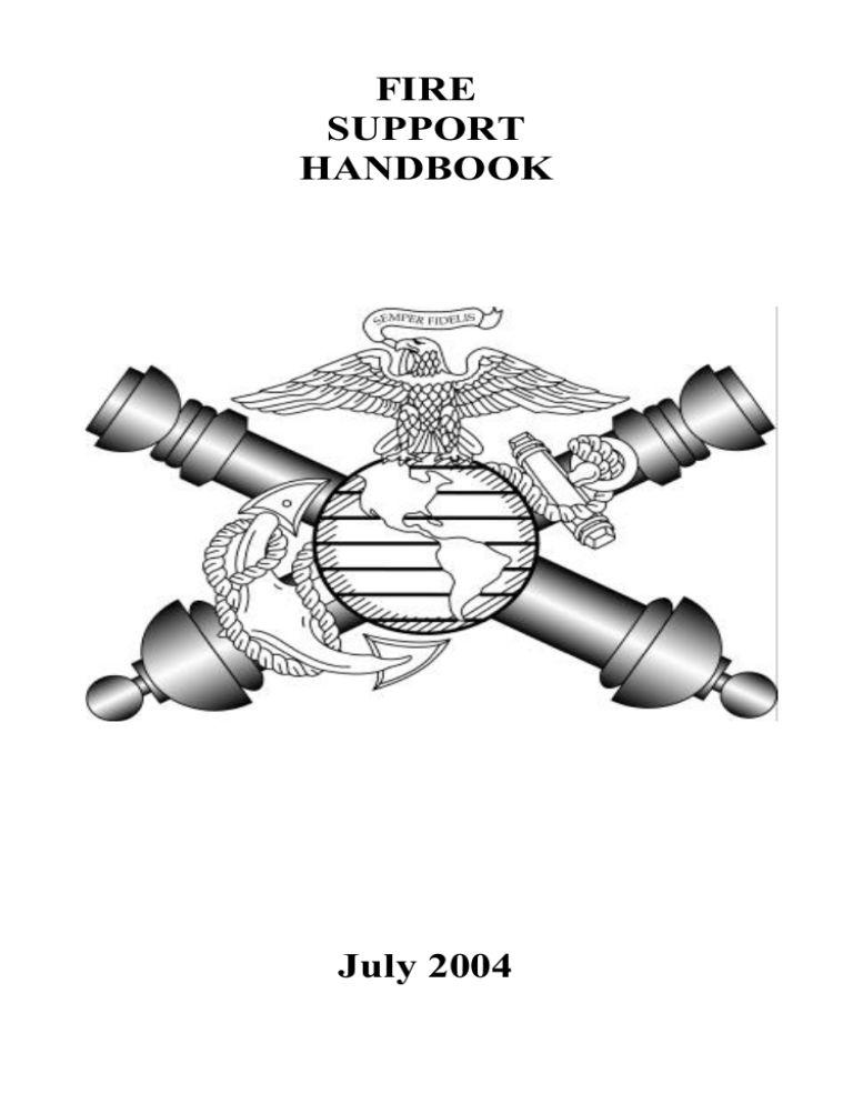 Fire Support Handbook: Artillery, CAS, Planning