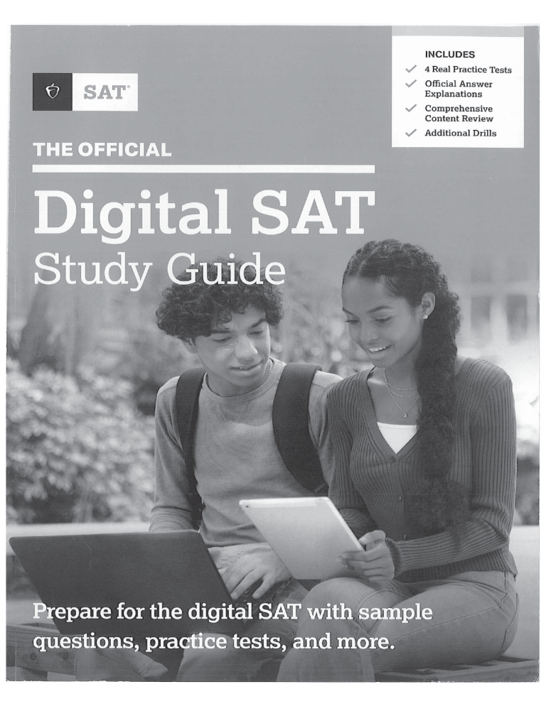 Official Digital SAT Study Guide: Practice Tests & Content Review