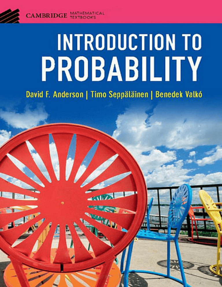 Introduction to Probability Textbook