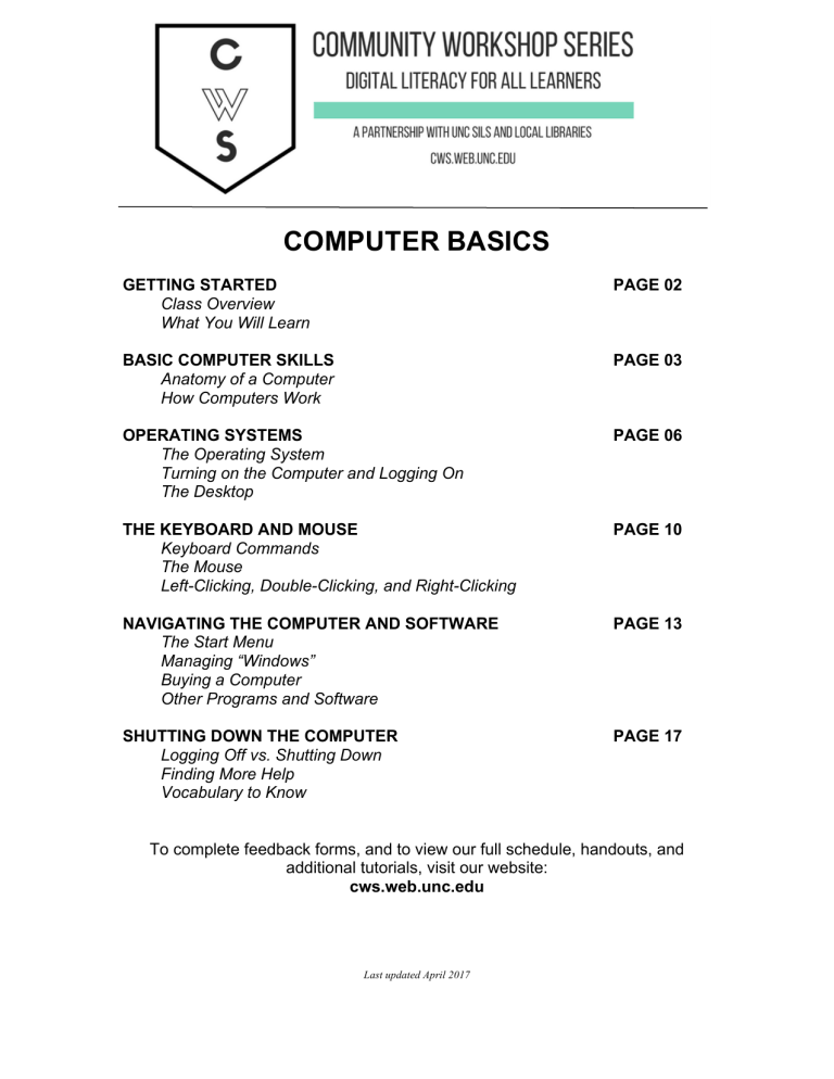 Computer Basics: A Beginner's Guide