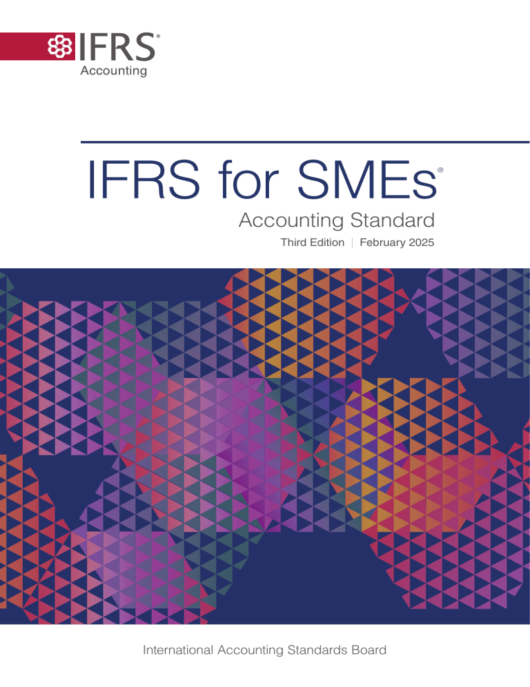 IFRS for SMEs Accounting Standard, Third Edition