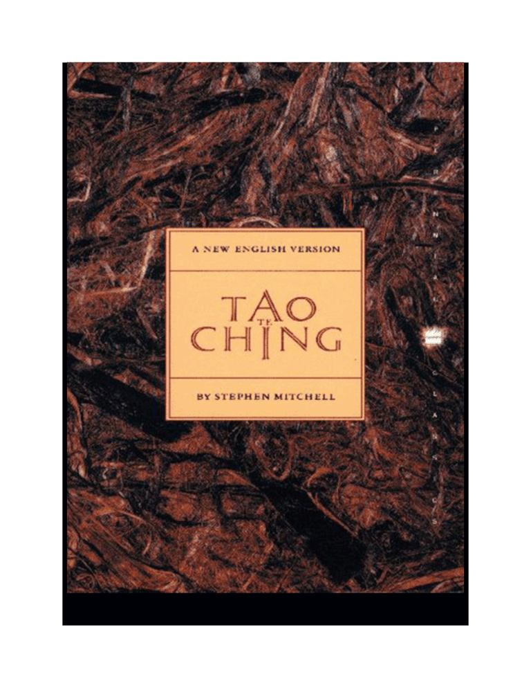 Tao Te Ching