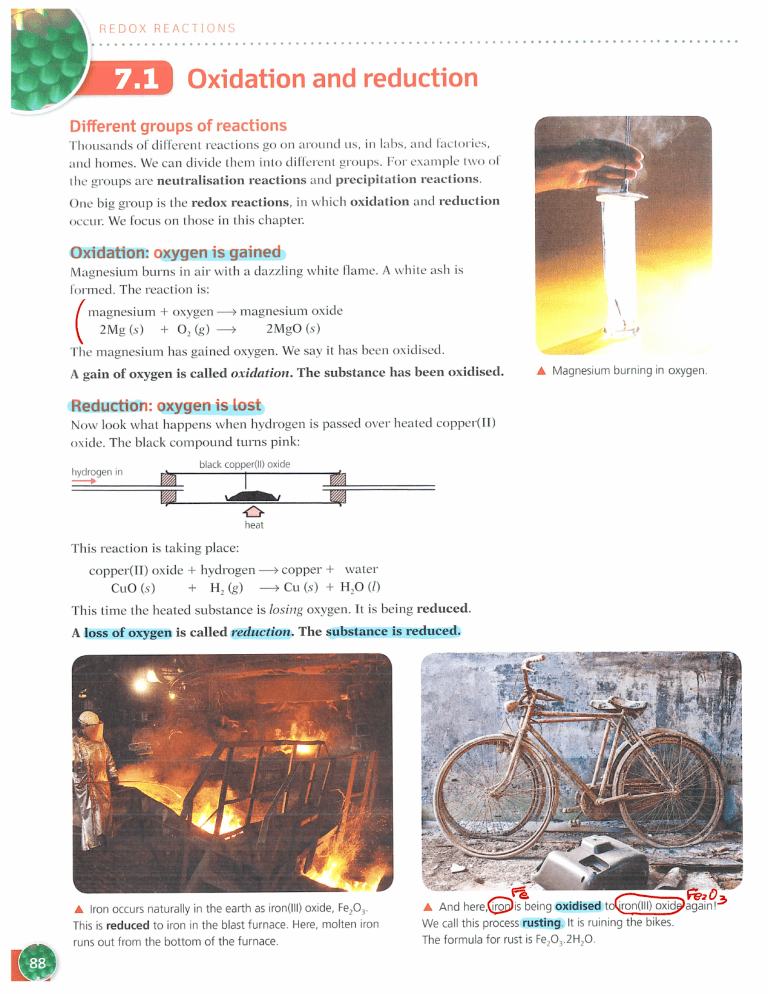 Oxidation-Reduction (Redox) Reactions Explained