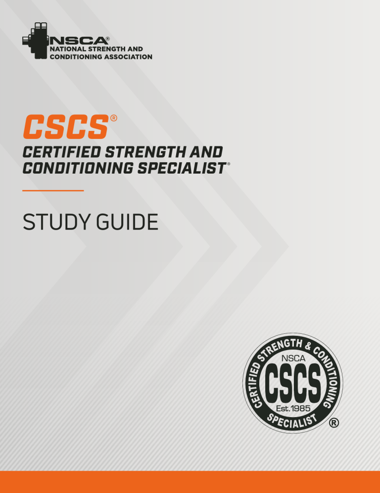 CSCS Study Guide