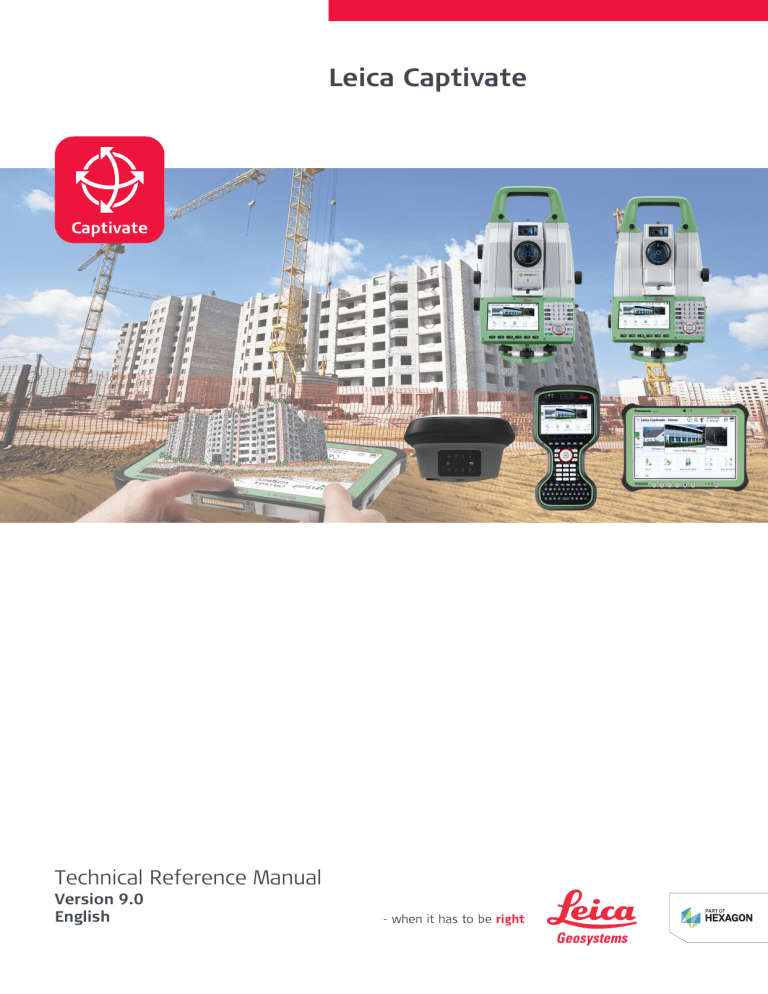 Leica Captivate Technical Reference Manual