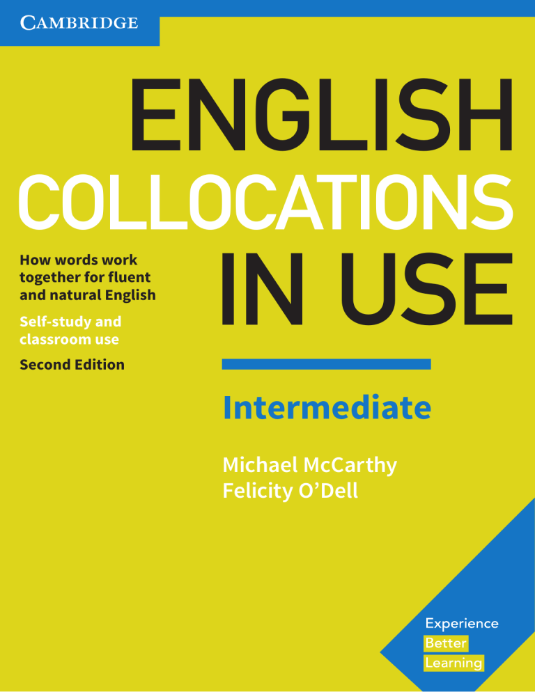 English Collocations in Use: Intermediate Self-Study Guide for Fluent ...