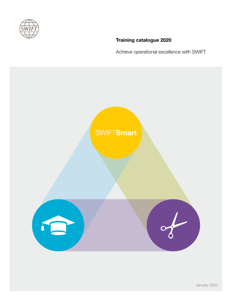 SWIFT Training Catalogue 2020: Operational Excellence Courses