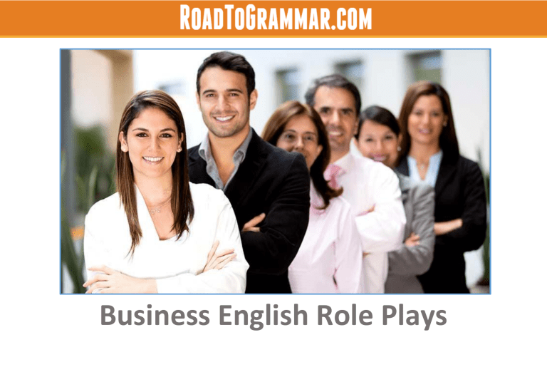 Business English Role Plays for Effective Workplace Communication