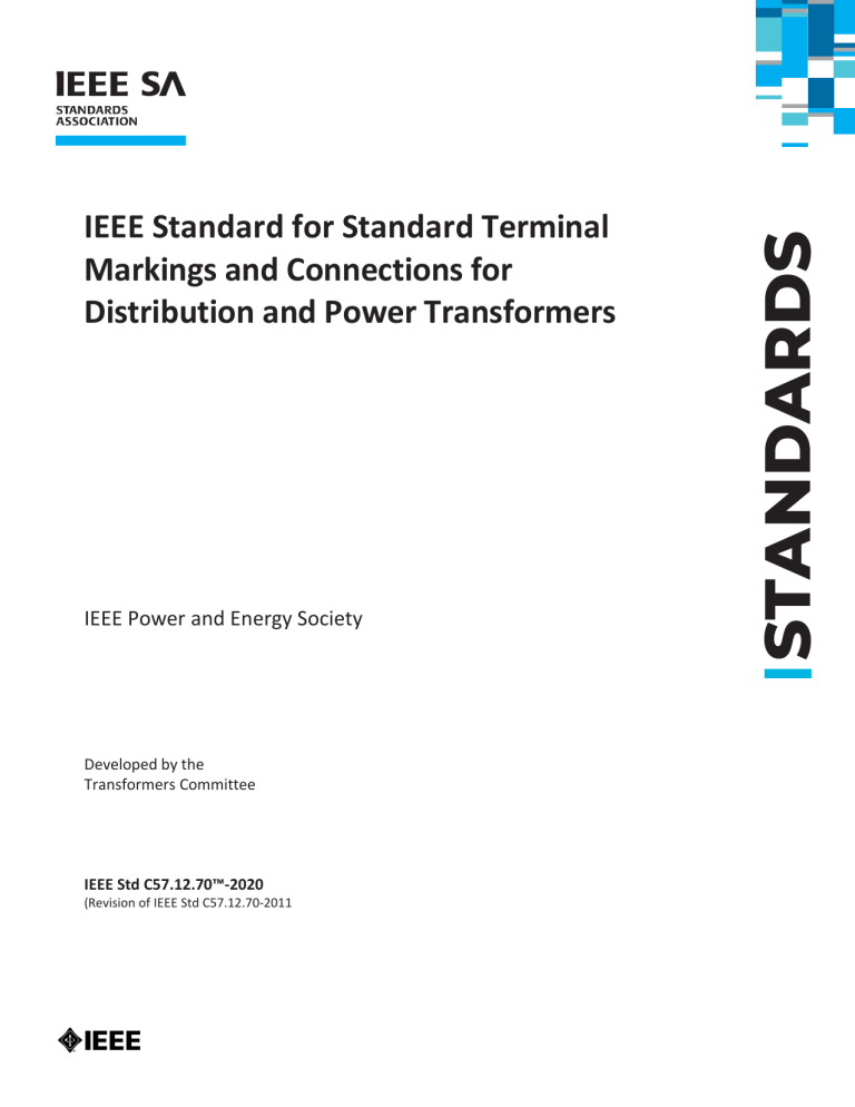 IEEE Standard C57.12.70-2020: Transformer Terminal Markings & Connections