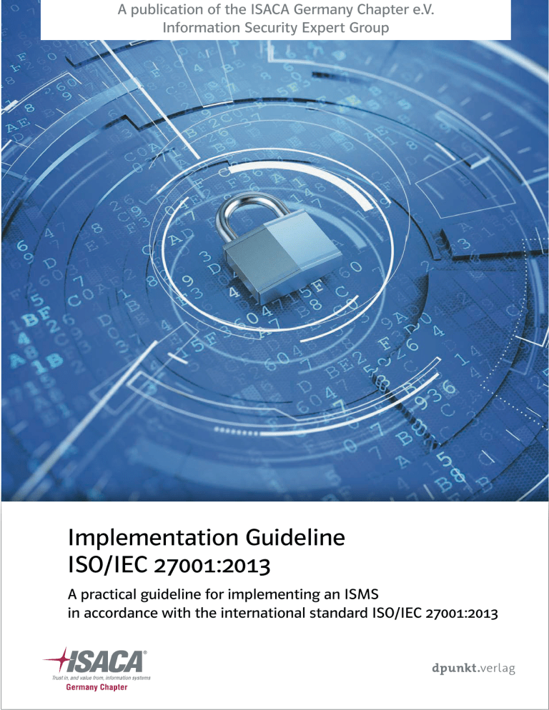 ISO/IEC 27001:2013 ISMS Implementation Guide