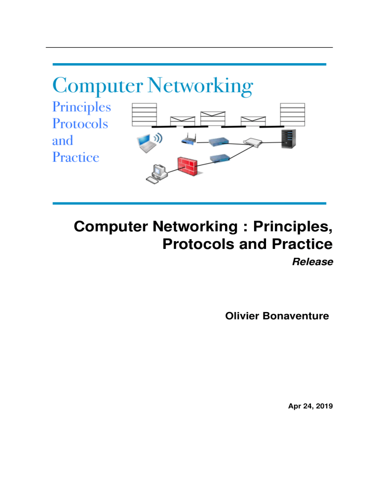Computer Networking: Principles, Protocols & Practice Textbook