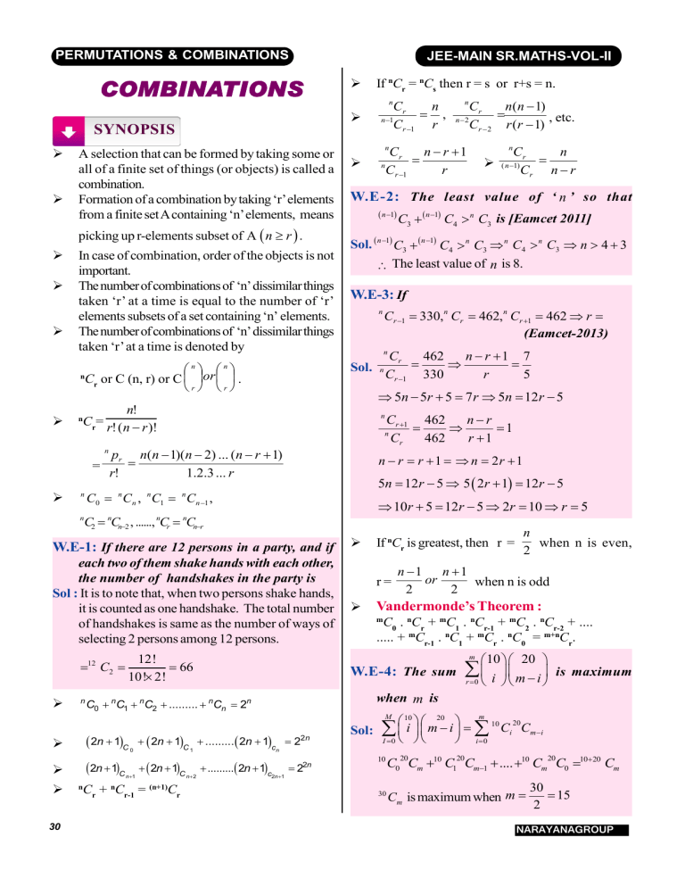 Permutations & Combinations: Formulas, Examples, and Theorems