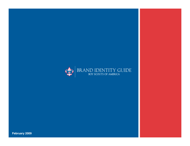 Boy Scouts of America Brand Identity Guide - February 2009