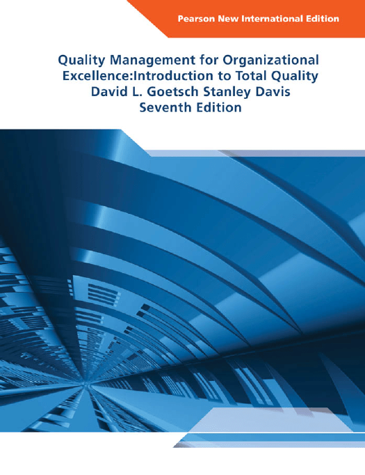 Quality Management: Total Quality, Organizational Excellence