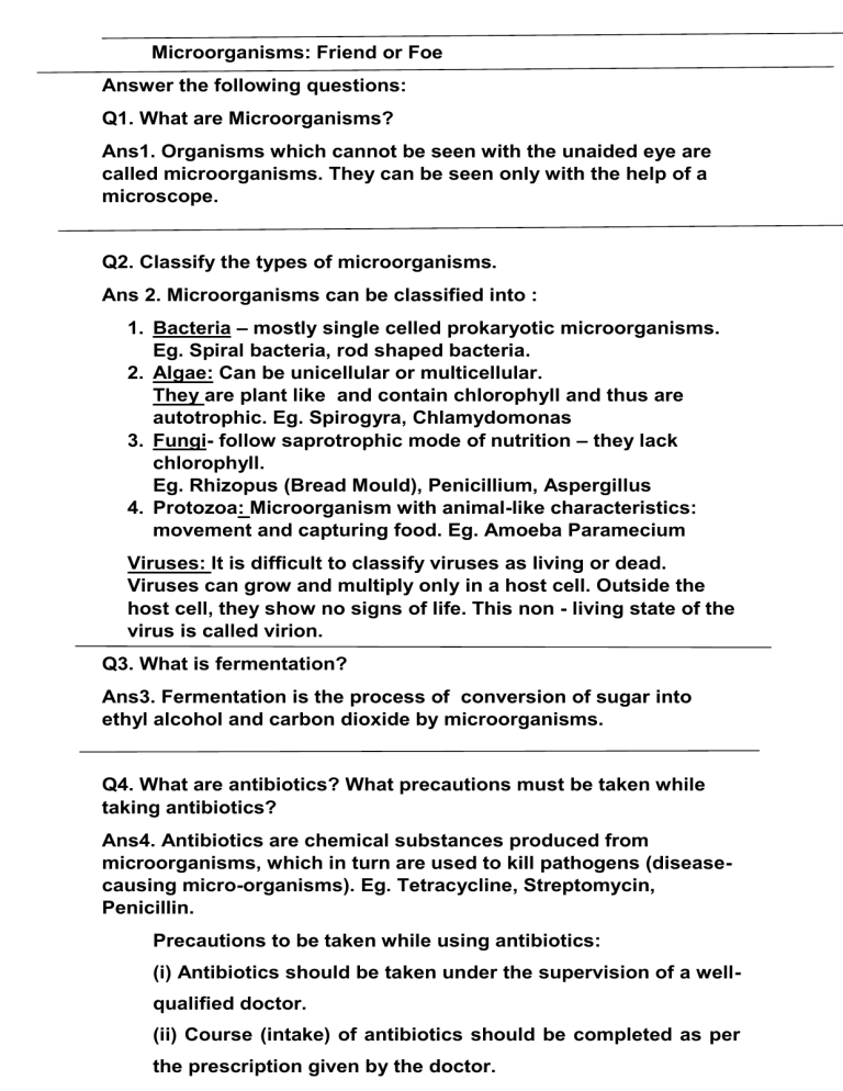 Microorganisms Q&A: Types, Uses, Diseases, & Preservation