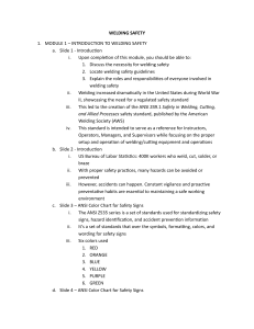 Welding PPE Worksheet: Identify Protective Gear