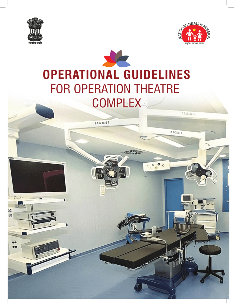 Operation Theatre Complex Guidelines